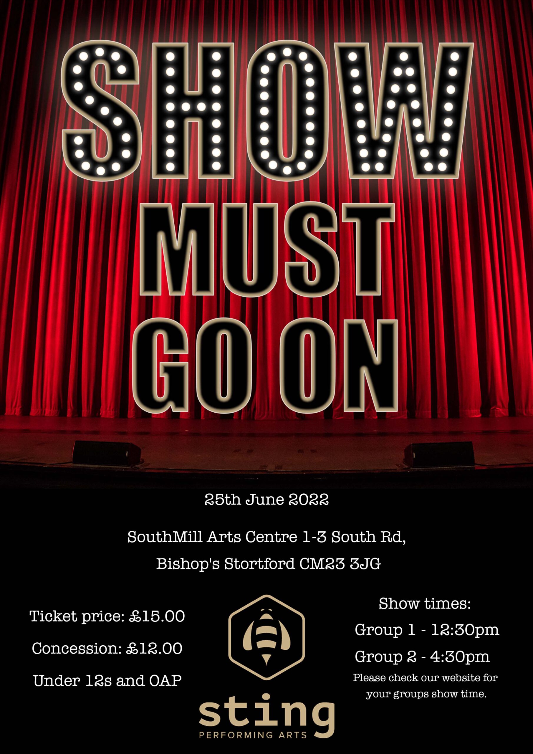 ITS SHOW TIME! - Sting Performing Arts